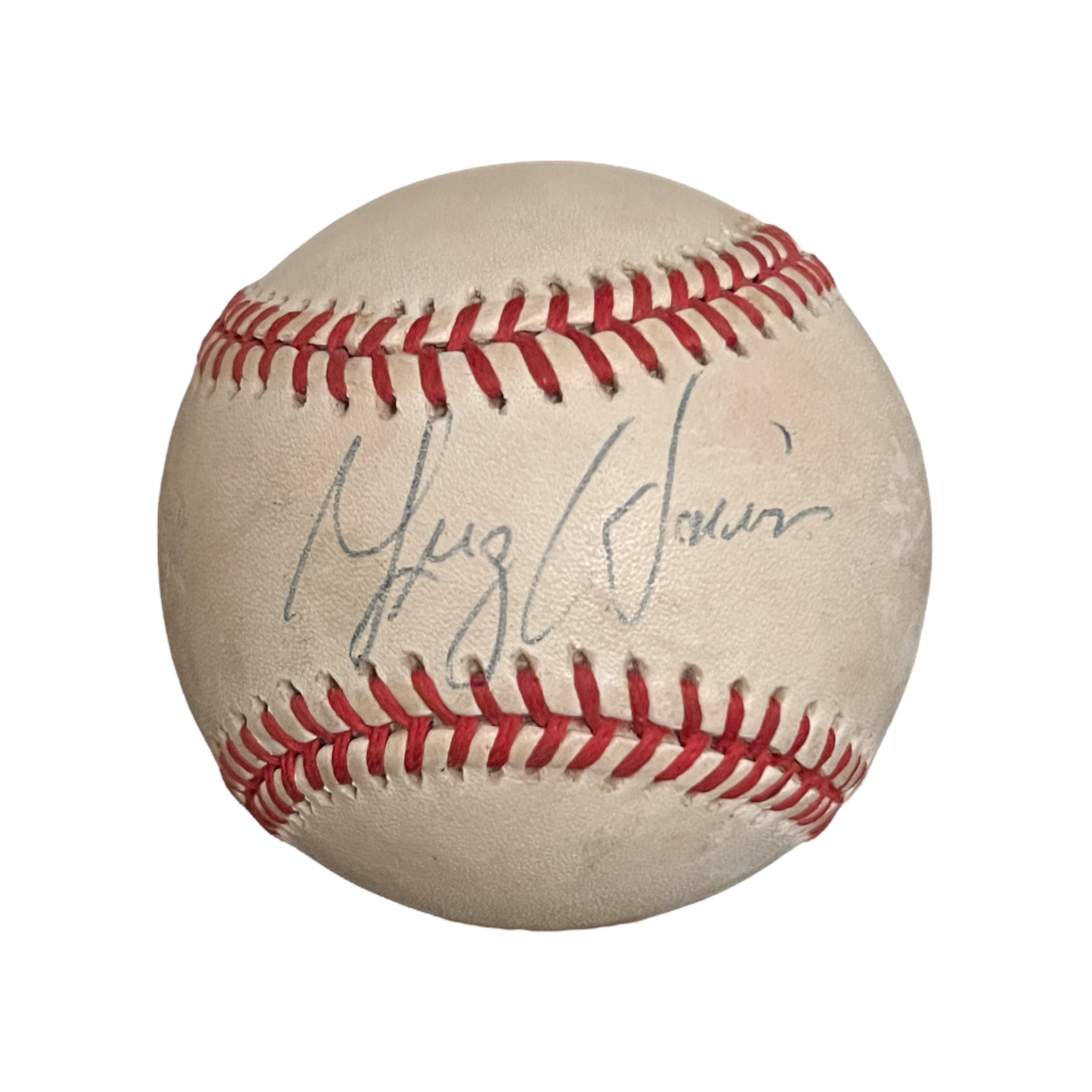 Signed Greg W. Harris San Diego Padres Pitcher Baseball – Hess & Ellis